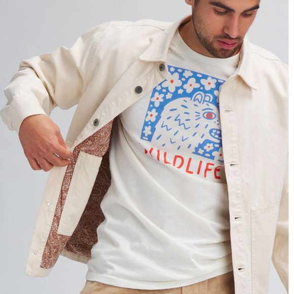 stoic | Jackets & Coats | Mens Chore Coat In White Nwt | Poshmark